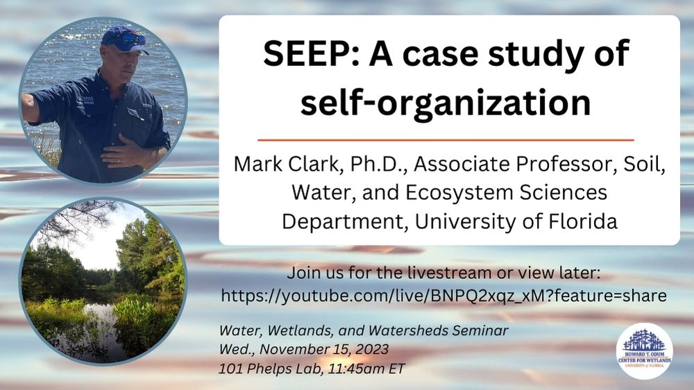 SEEP: A case study of self-organization - Howard T. Odum Center for ...