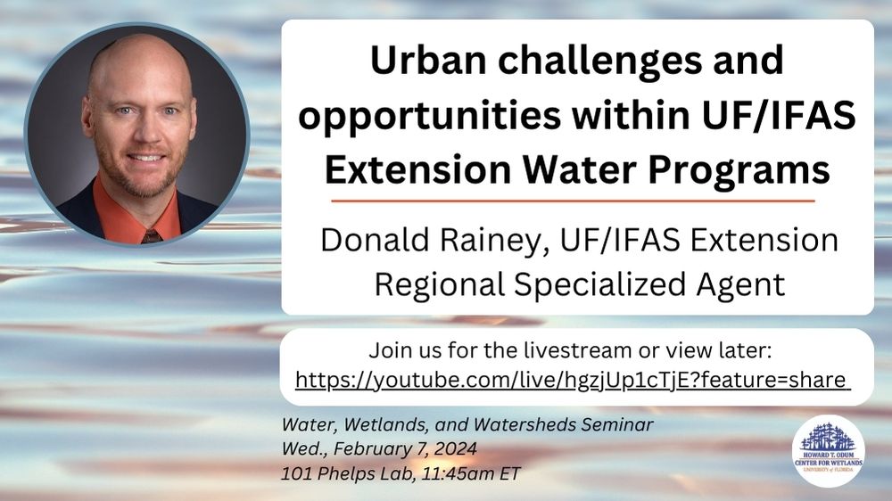 Urban challenges and opportunities within UF/IFAS Extension Water ...