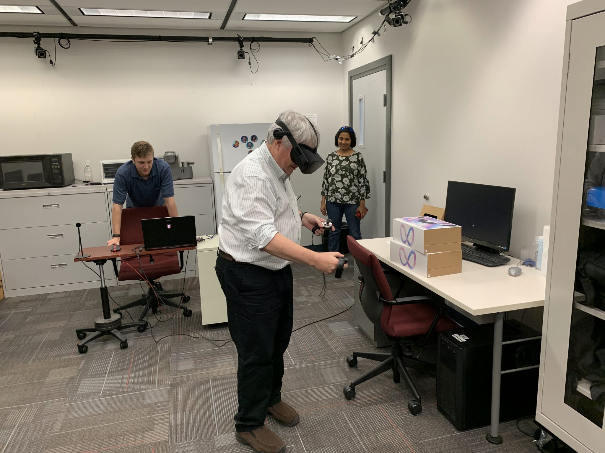 Joe Marks (CTO (Weta Digital) @ Unity) visits with the Jainlab during colloquium visit – Jain Lab